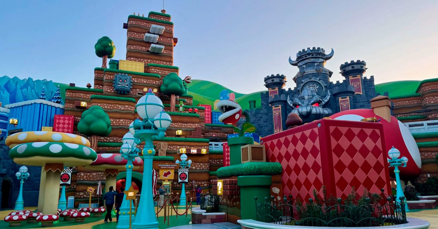 Super Nintendo World! Conheça a área do Mario na Universal Studios ...